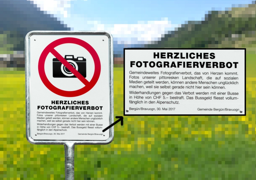 Graubünden Ferien: Herzliches Fotografierverbot